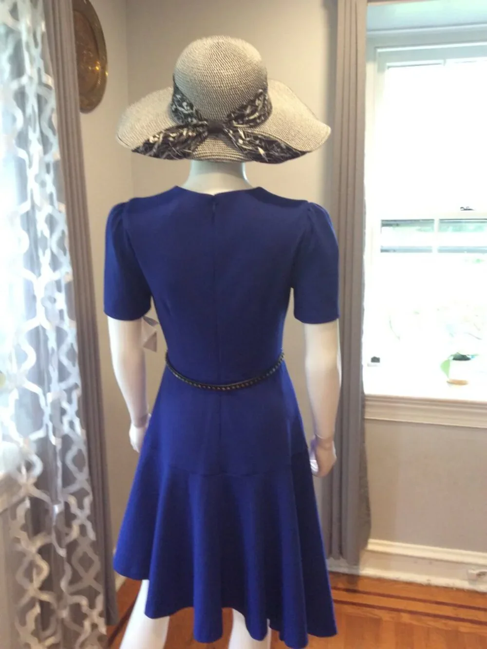 Guess | Dresses | Dkny Royal Blue Fit And Flare Dress Midi | Poshmark